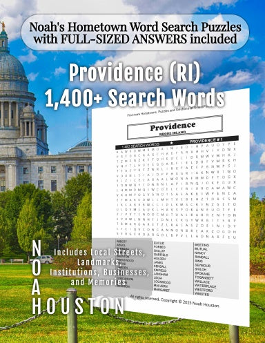 NoahÕs Hometown Word Search Puzzles with FULL-SIZED ANSWERS included ...